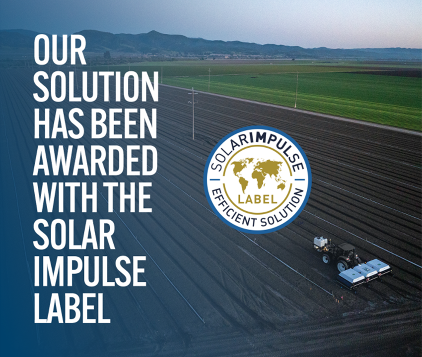 Ara Awarded Solar Impulse Efficient Solution Label Ecorobotix