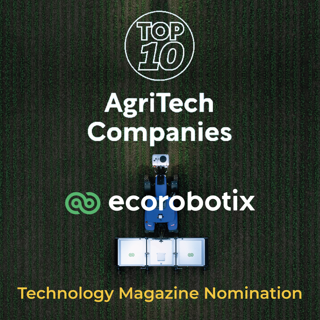 Top 10 des Entreprises AgroTech du Technology Magazine - Ecorobotix